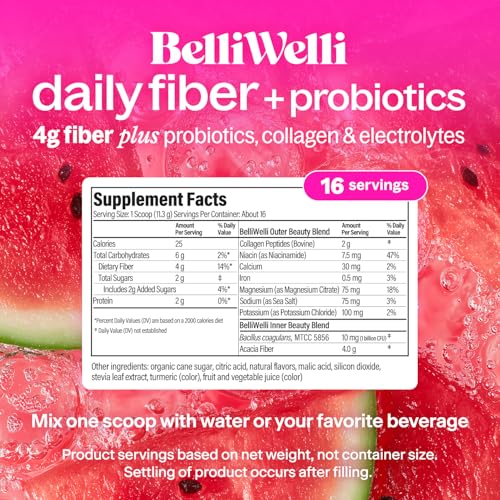 watermelon flavoured fiber powder