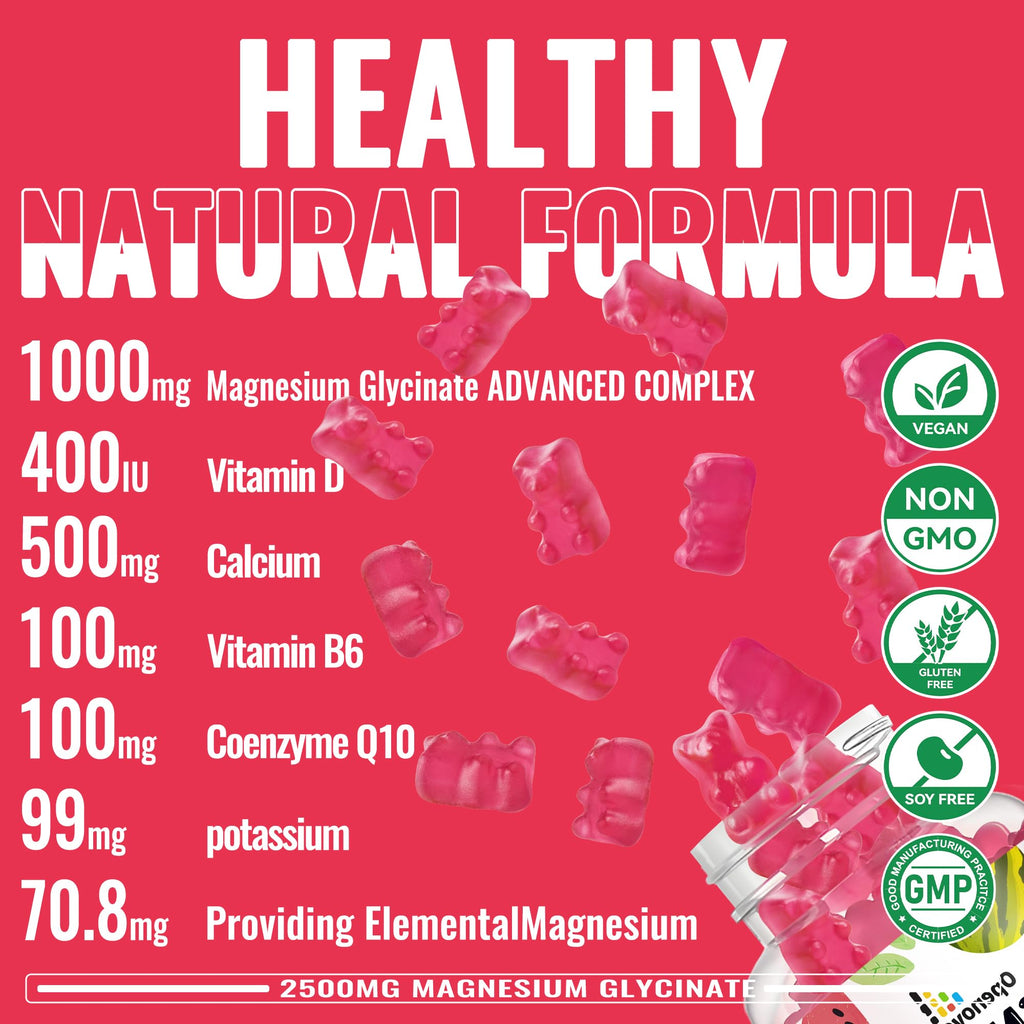 watermelon flavoured magnesium gummies