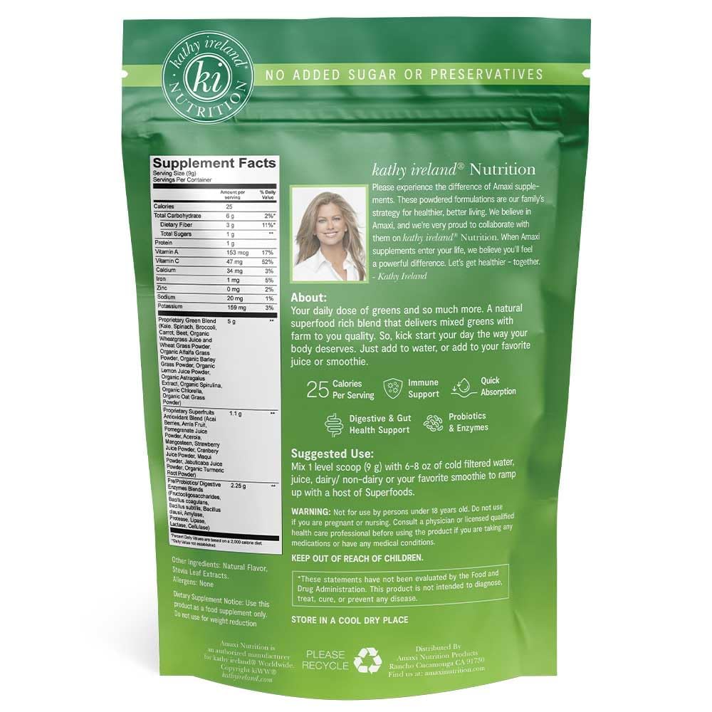 watermelon flavoured spirulina supplement