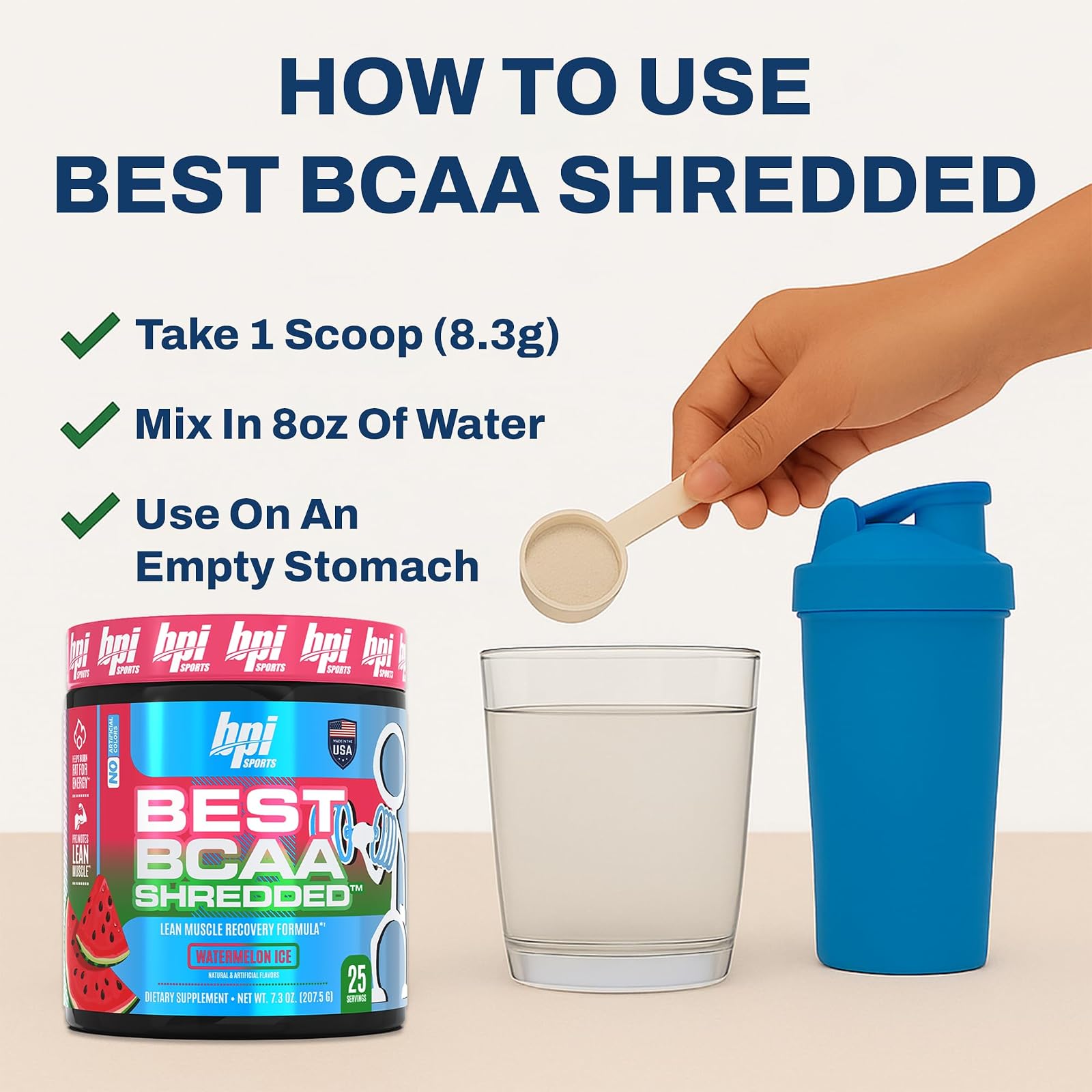 Watermelon ICE BCAA for athletes