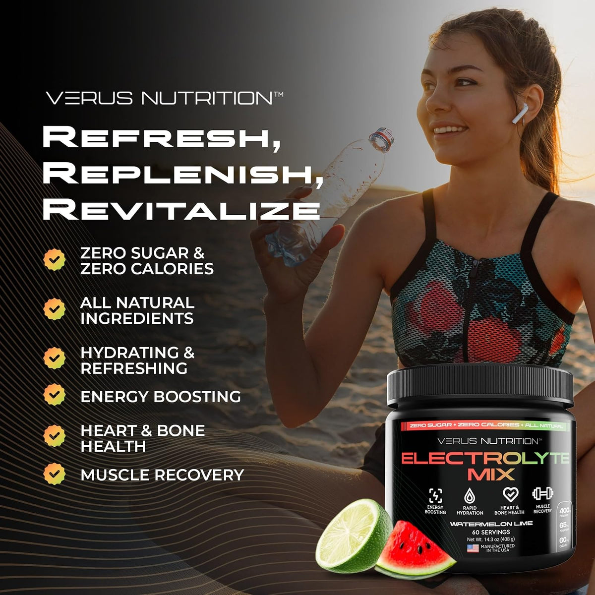 watermelon lime electrolyte powder for recovery