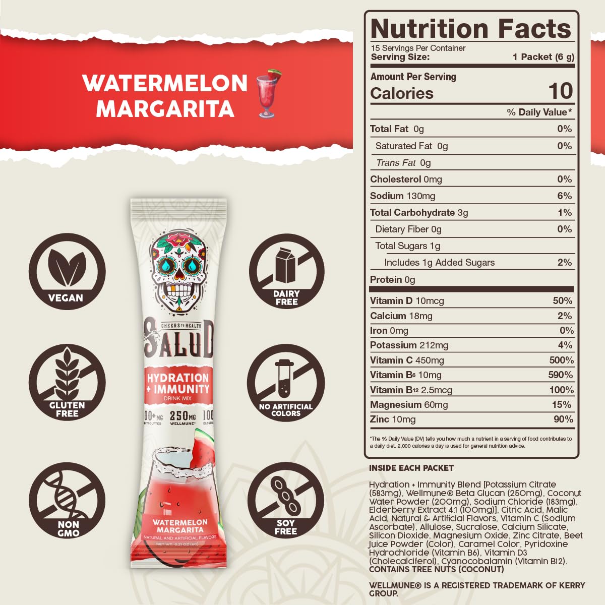 watermelon margarita electrolyte tablets