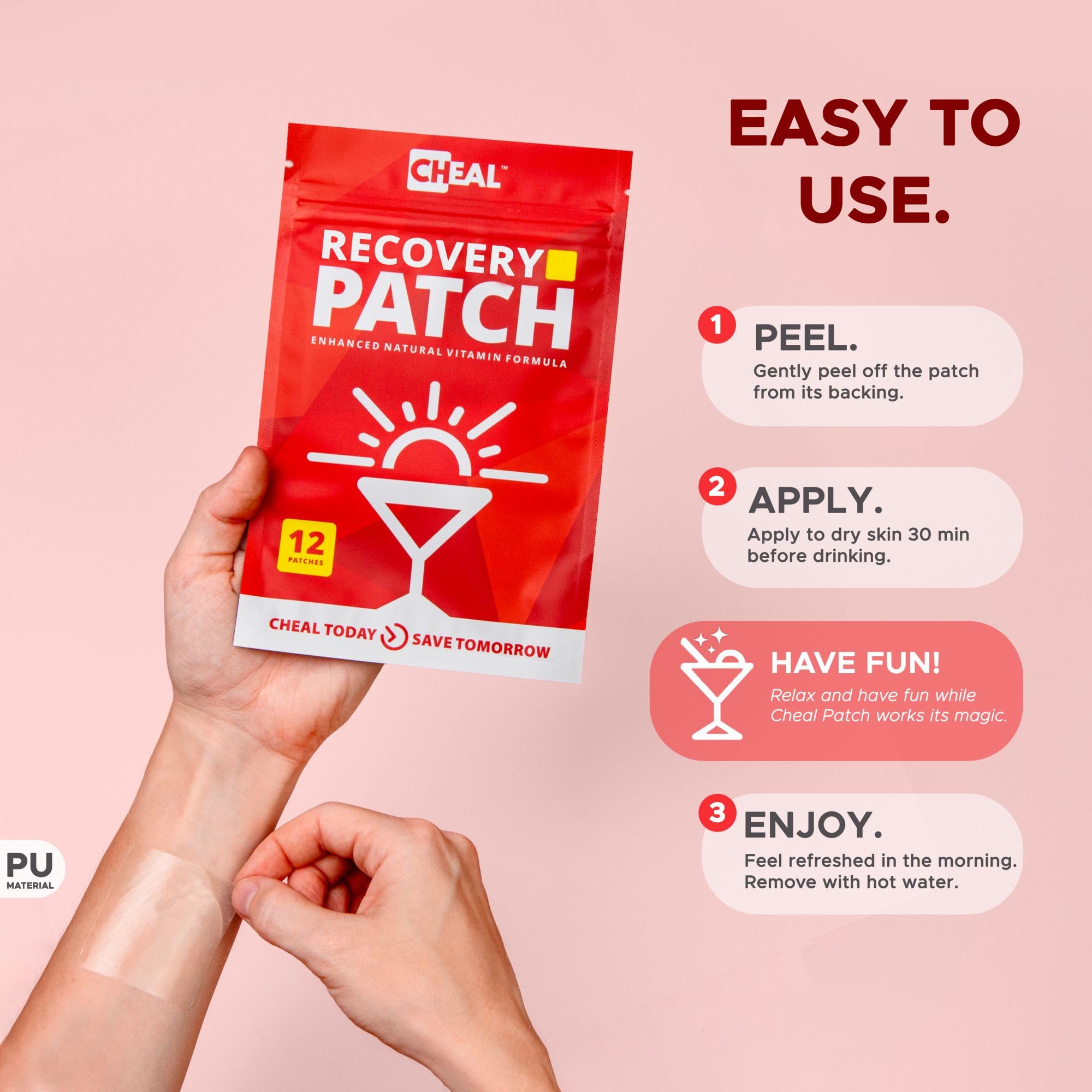 Waterproof patches for party recovery