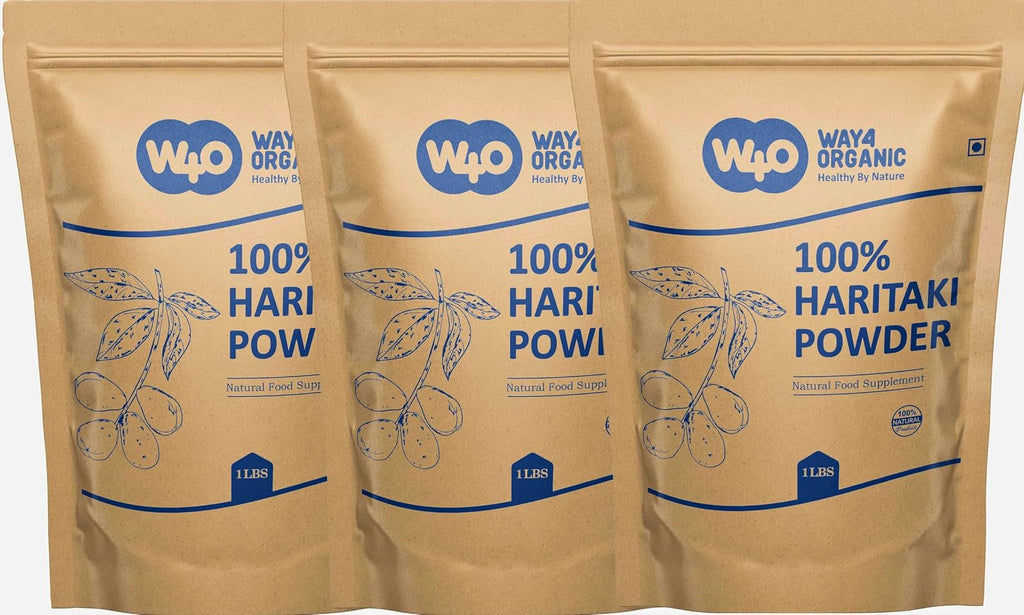 Way4Organic Haritaki Powder bulk size