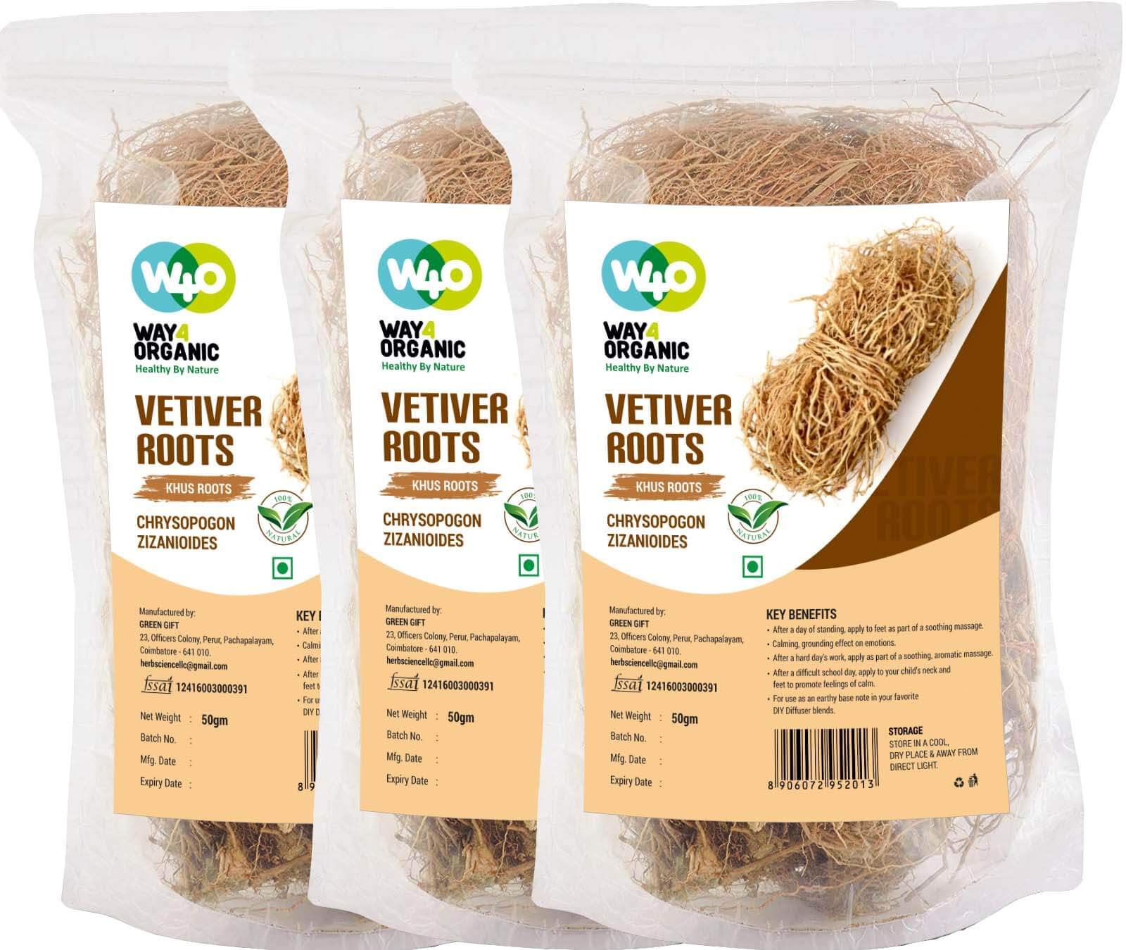 Way4Organic vetiver root herbal tea