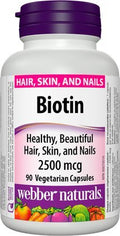 Webber Naturals biotin vegetarian capsules