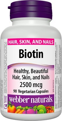 Webber Naturals biotin vegetarian capsules
