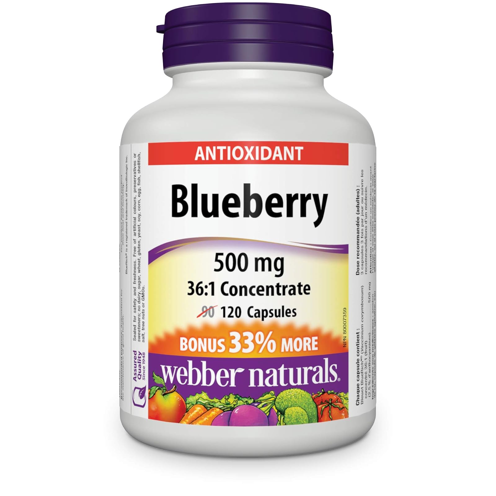 Webber Naturals blueberry multivitamins