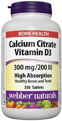 Webber Naturals calcium citrate supplement