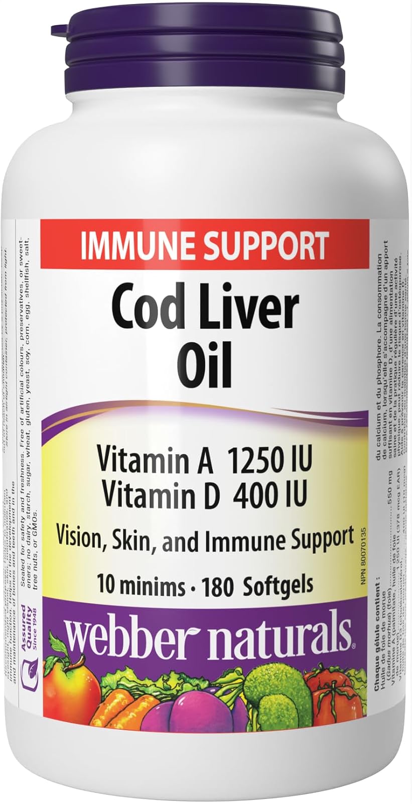 Webber Naturals cod liver oil benefits