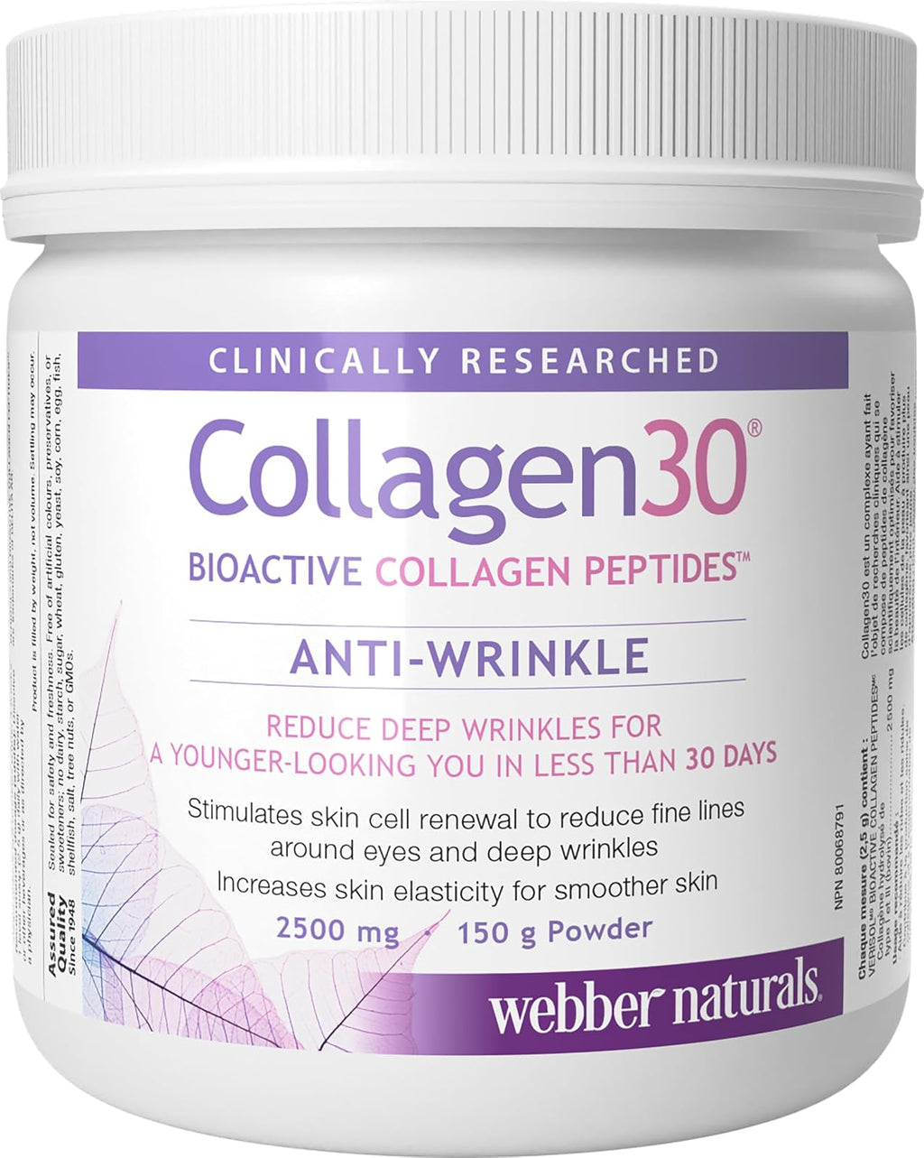 Webber Naturals collagen capsules for beauty
