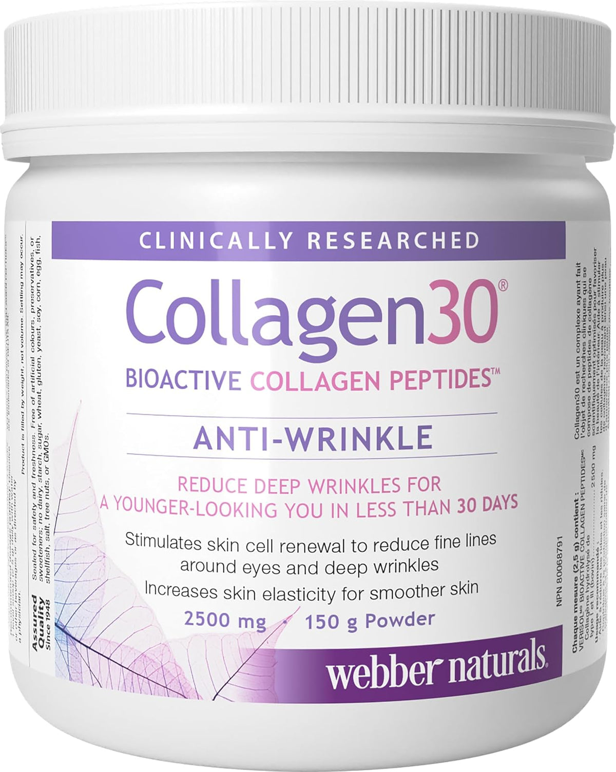 Webber Naturals collagen capsules for beauty