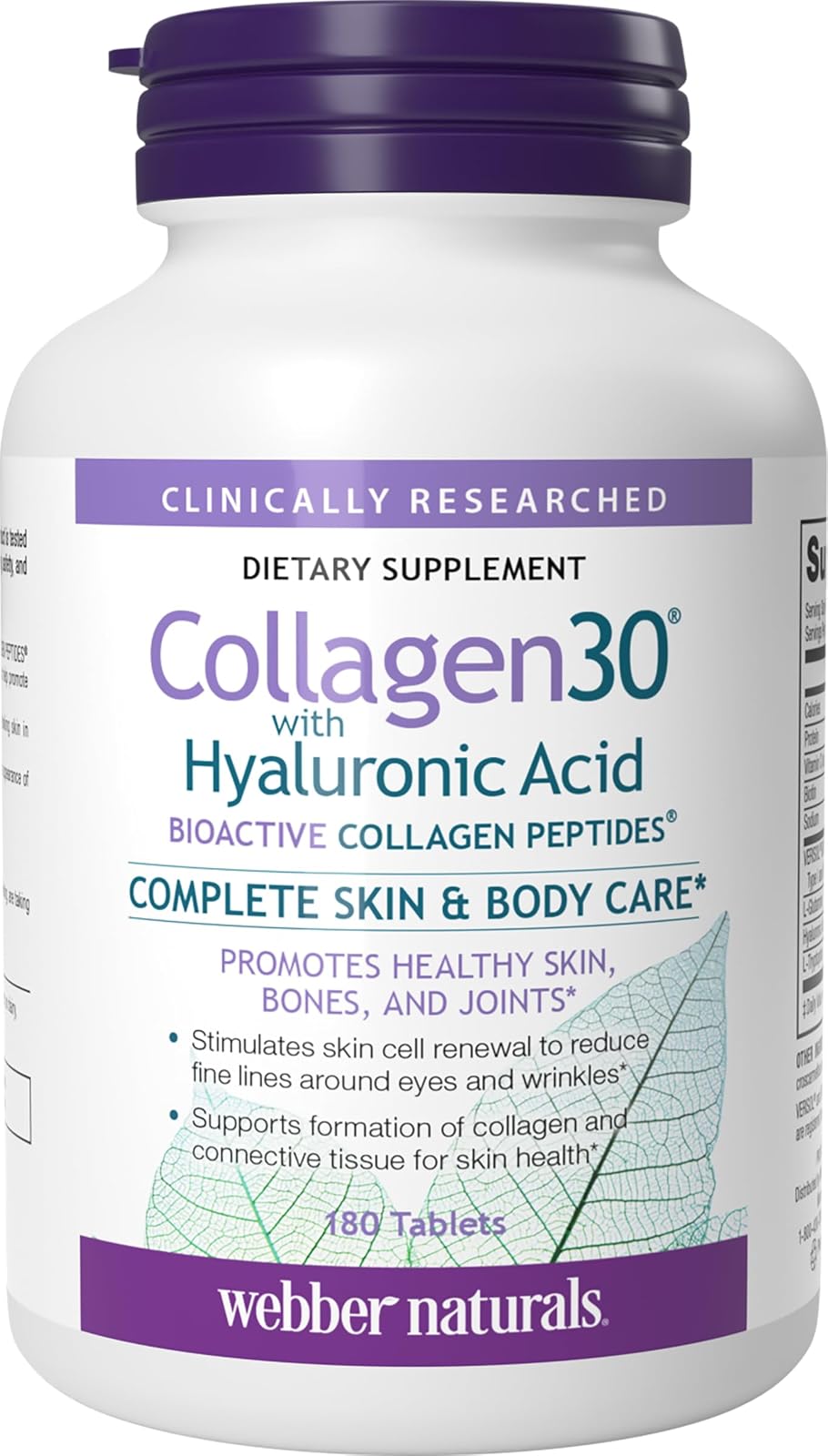 Webber Naturals collagen peptides tablets