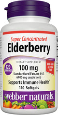 Webber Naturals elderberry softgels for immunity