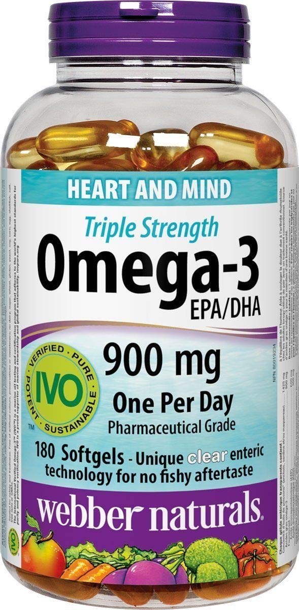 Webber Naturals fish oil softgels