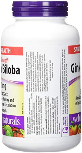 Webber Naturals ginkgo biloba for vitality