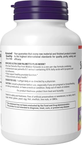 Webber Naturals herbal prostate formula