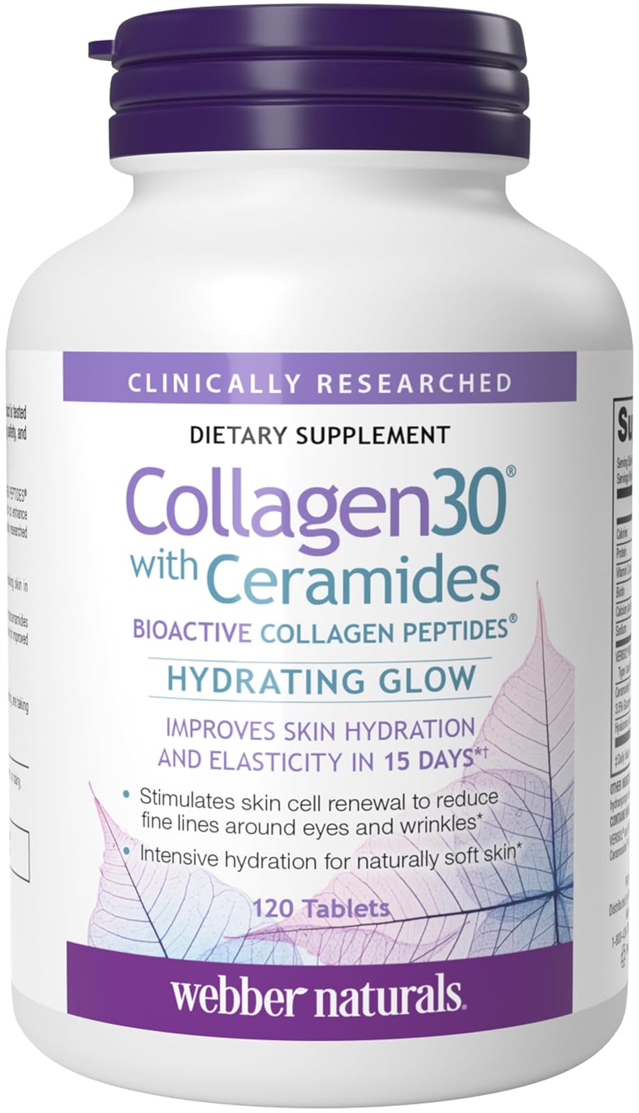 Webber Naturals hydrolyzed collagen tablets