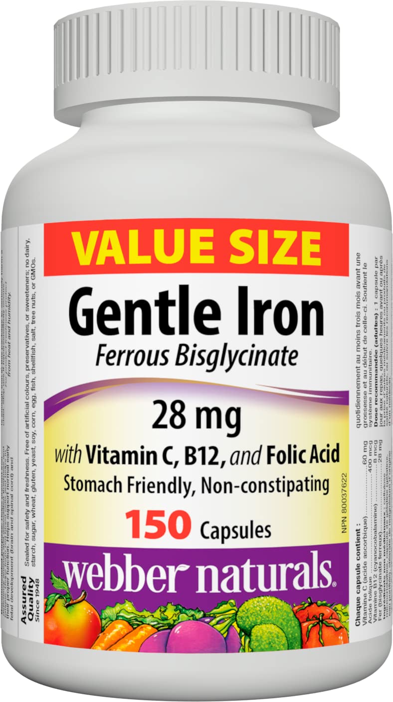 Webber Naturals iron supplement for women