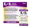 Webber Naturals K2 D3 softgels