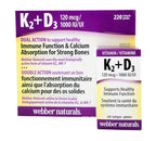 Webber Naturals K2 D3 softgels