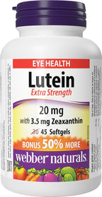 Webber Naturals Lutein softgels for eye health