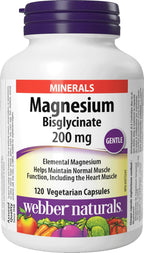 Webber Naturals magnesium bisglycinate capsules
