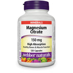 Webber Naturals magnesium citrate capsules