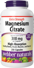 Webber Naturals magnesium citrate capsules