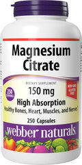 Webber Naturals magnesium citrate capsules