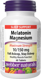 Webber Naturals melatonin for restful sleep