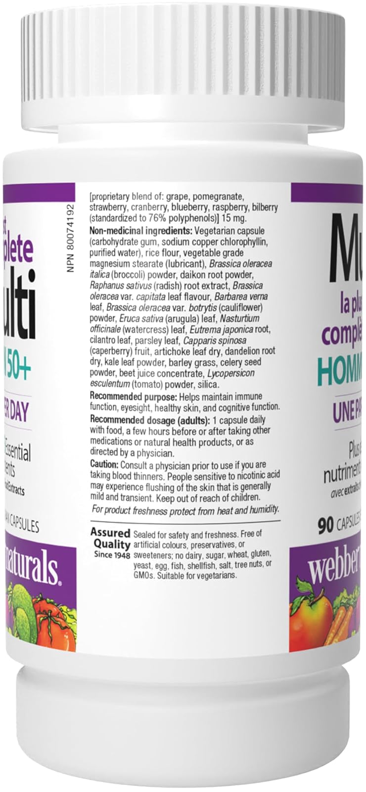 Webber Naturals men's health supplement