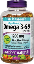 Webber Naturals Omega 3-6-9 softgels