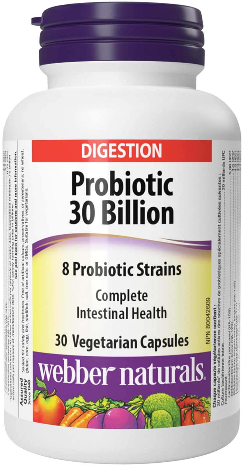 Webber Naturals probiotics for digestive health