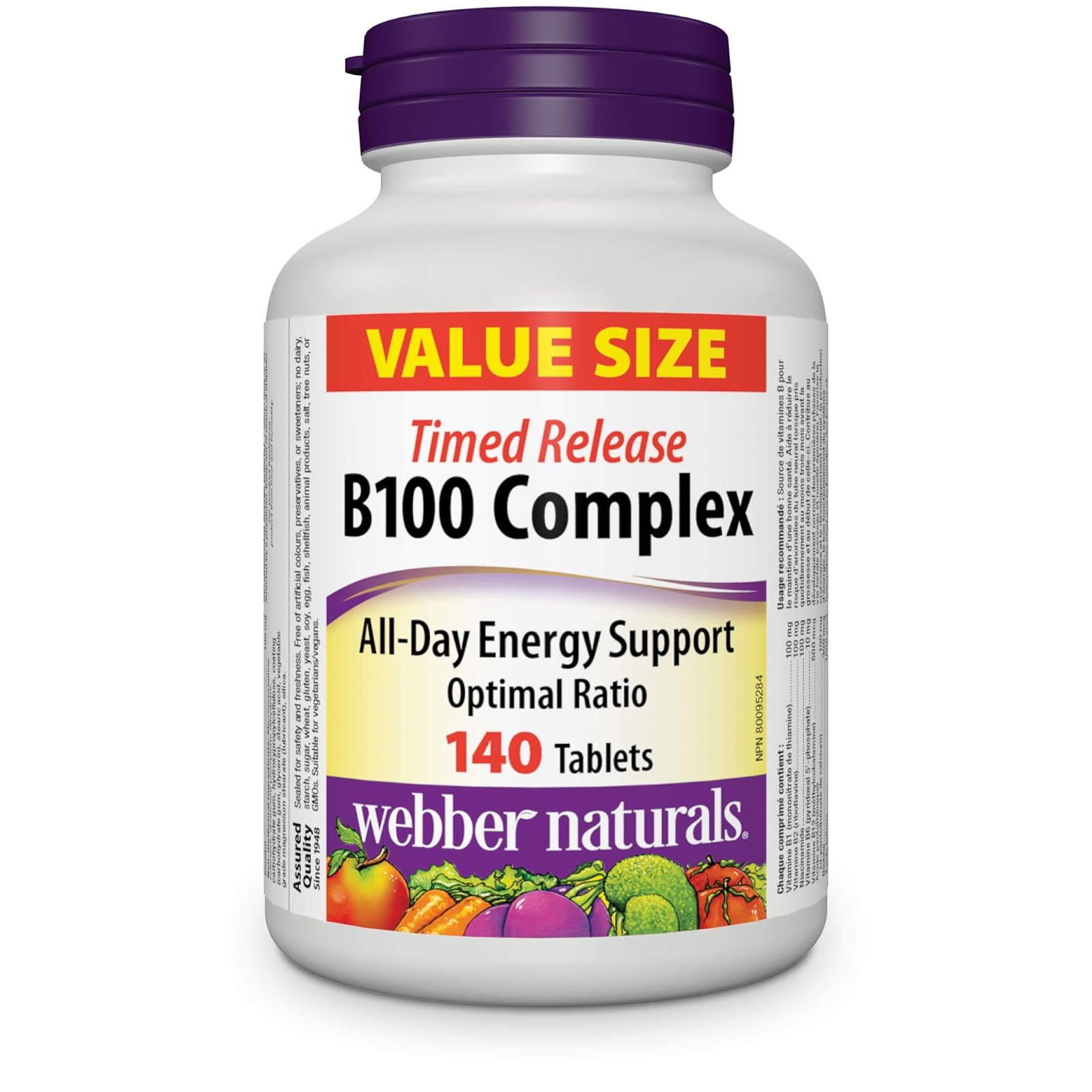 Webber Naturals vitamin b complex tablets