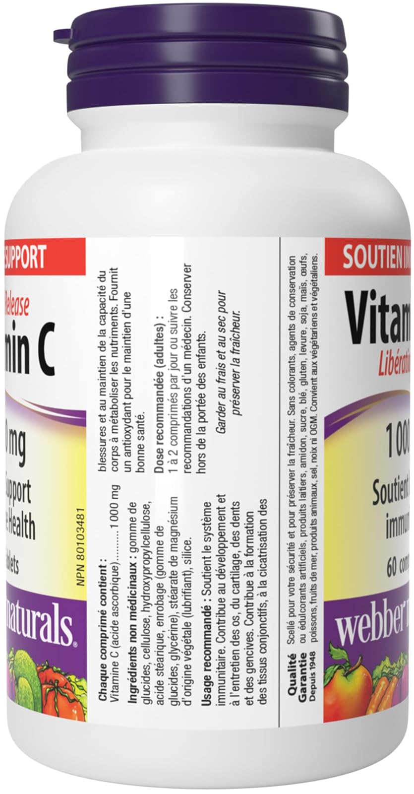 Webber Naturals Vitamin C antioxidant support