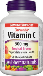 Webber Naturals Vitamin C chewable tablets