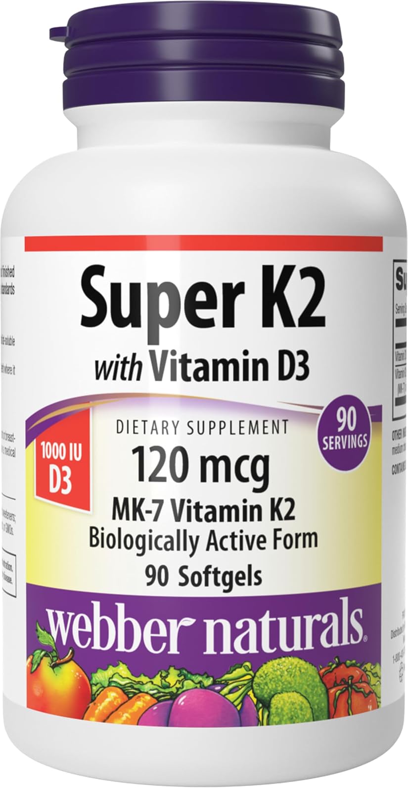 Webber Naturals vitamin D3 softgels