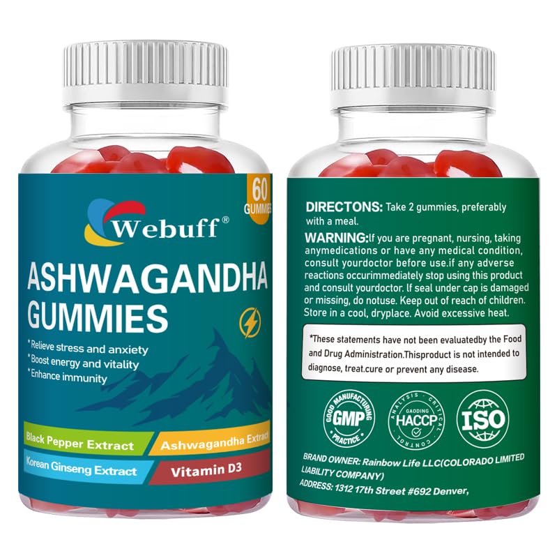 Webuff Ashwagandha gummies for stress relief