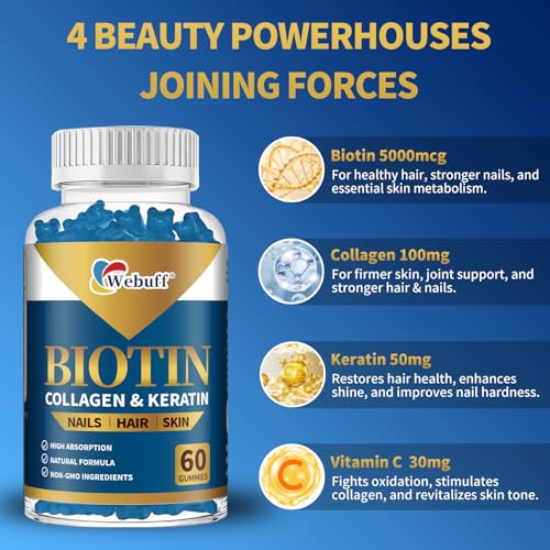Webuff biotin gummies support energy levels