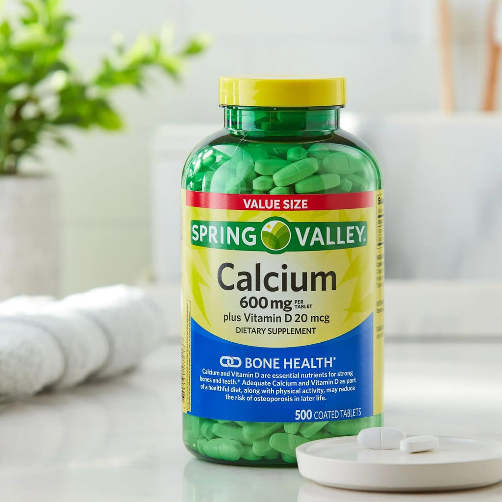 Weekly pill organizer for calcium tablets