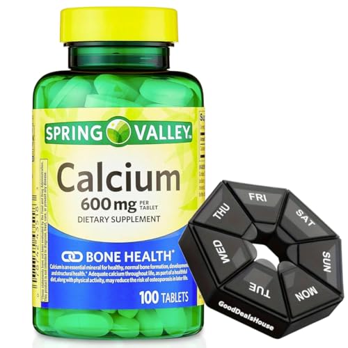 weekly pill organizer for calcium