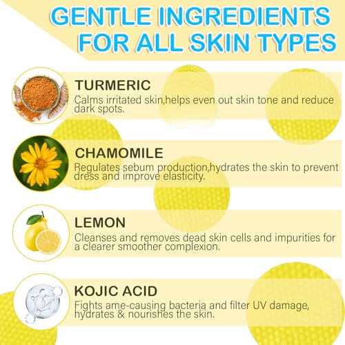 WEEMAY turmeric pads for a radiant complexion