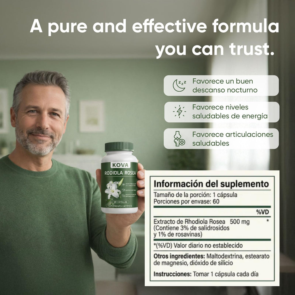 WEERSHUN Rhodiola Rosea for better endurance