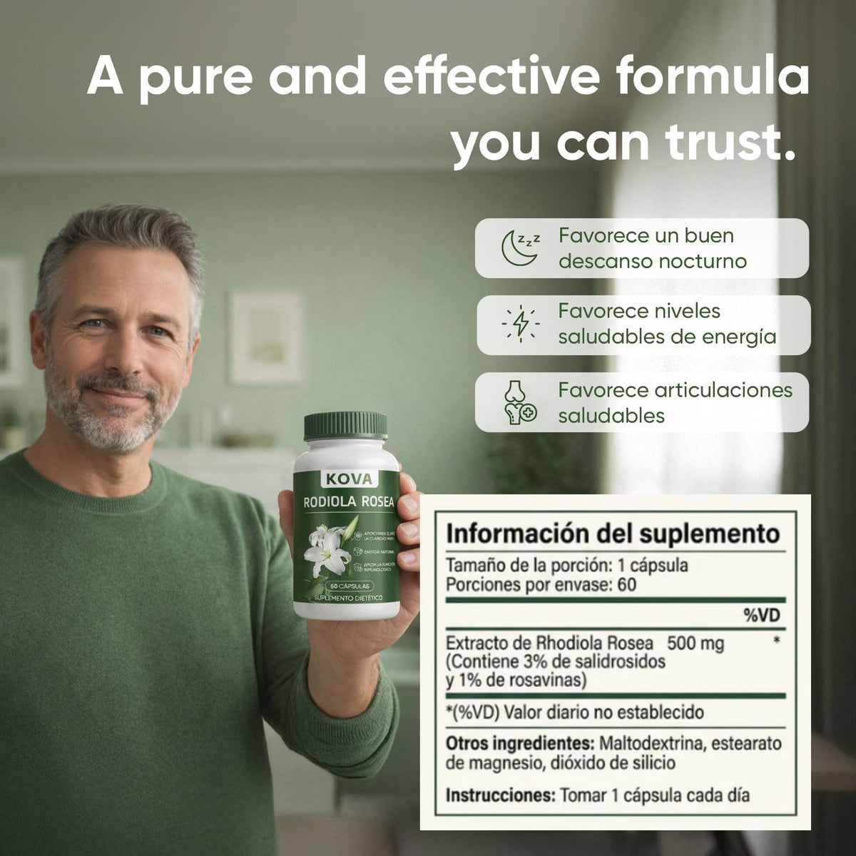 WEERSHUN Rhodiola Rosea for better endurance