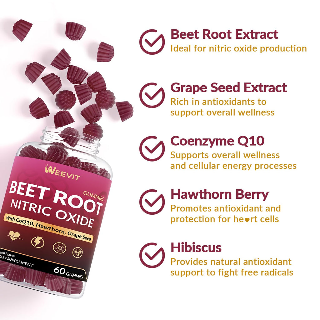 WEEVIT beet root chews for stamina