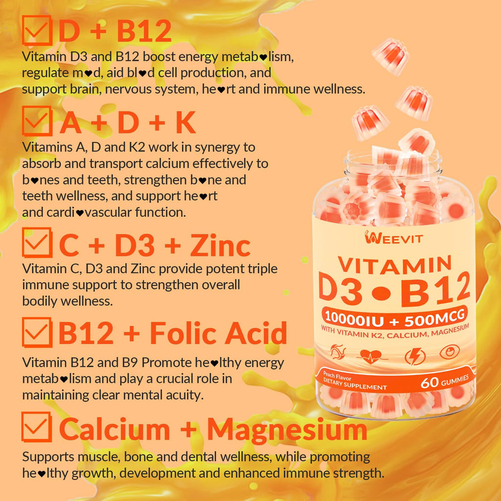 WEEVIT Vitamin B12 for immune support