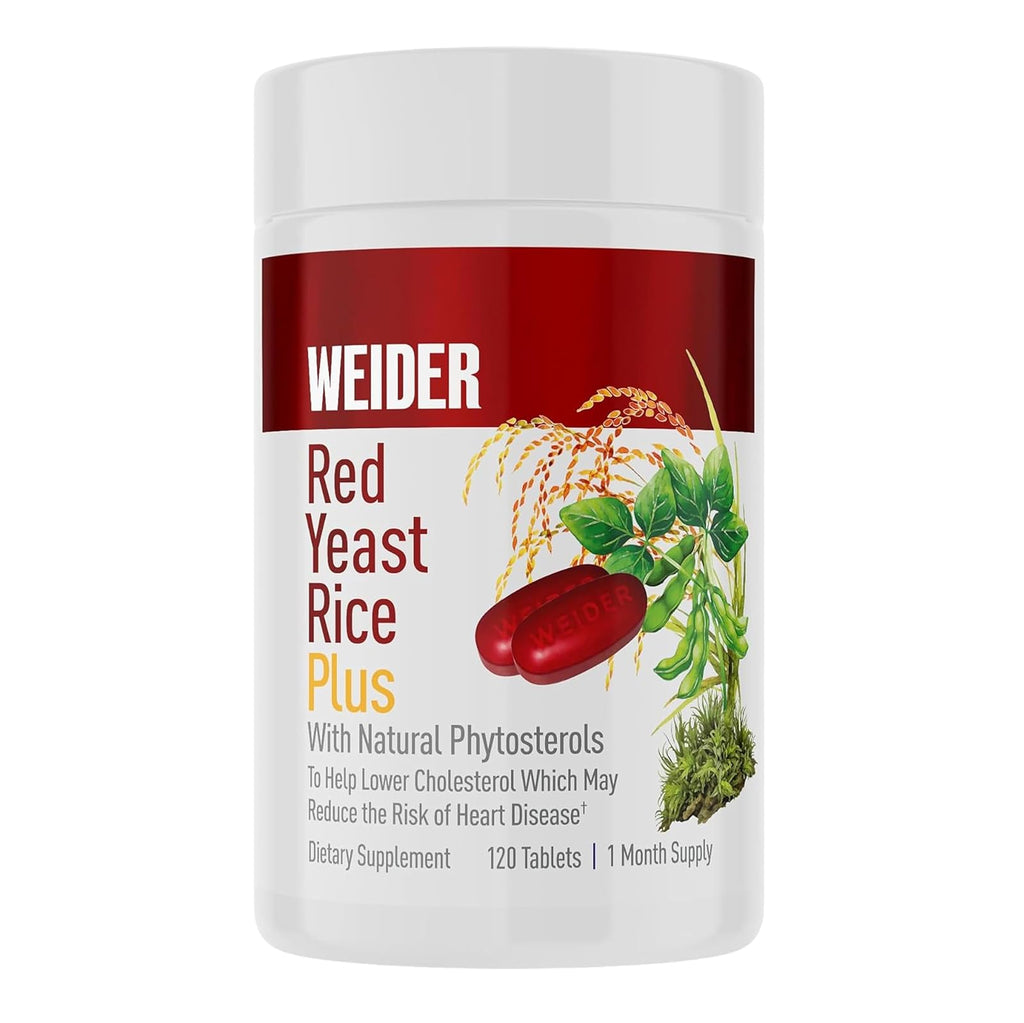 Weider Red Yeast Rice capsules for heart health