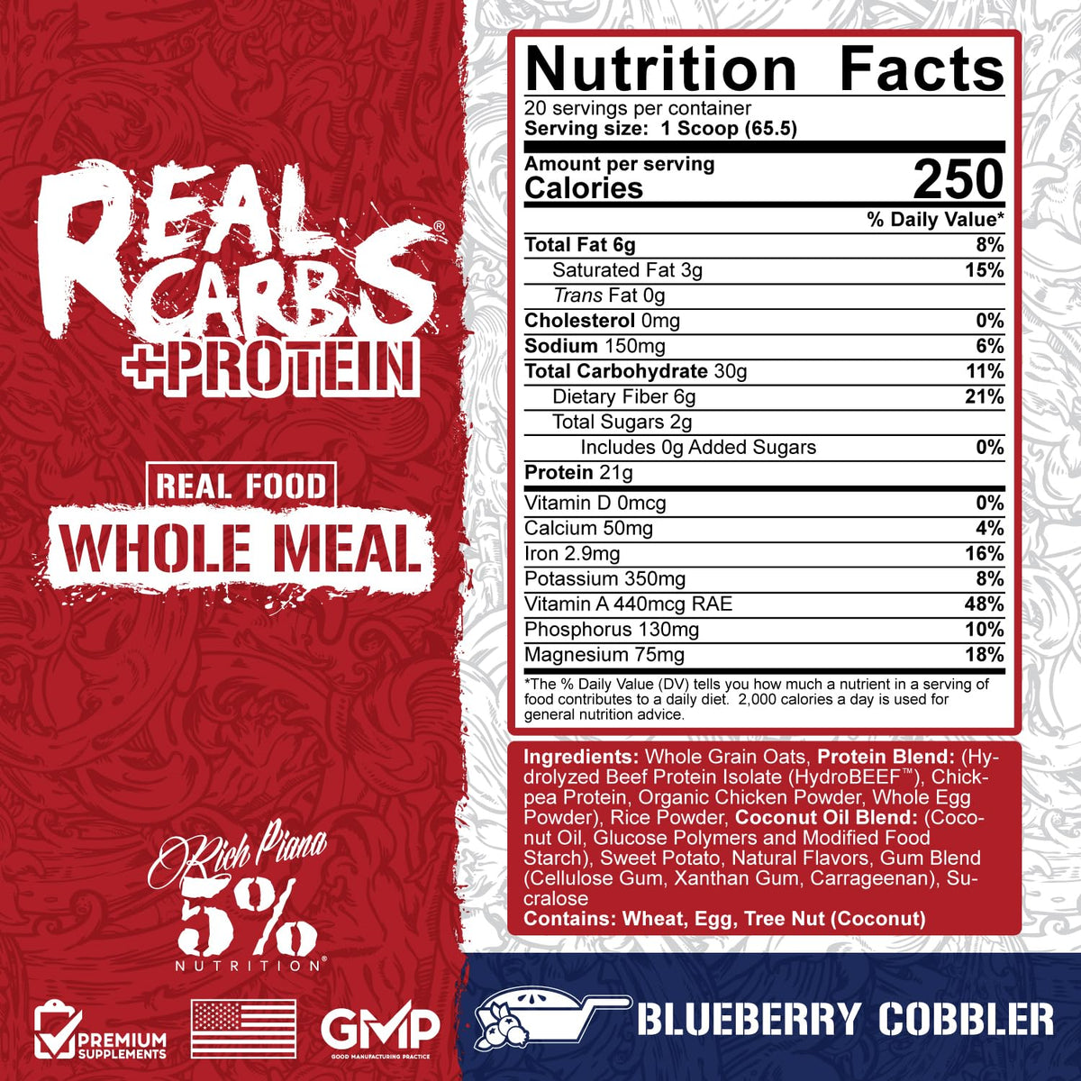weight gainer with real carbs