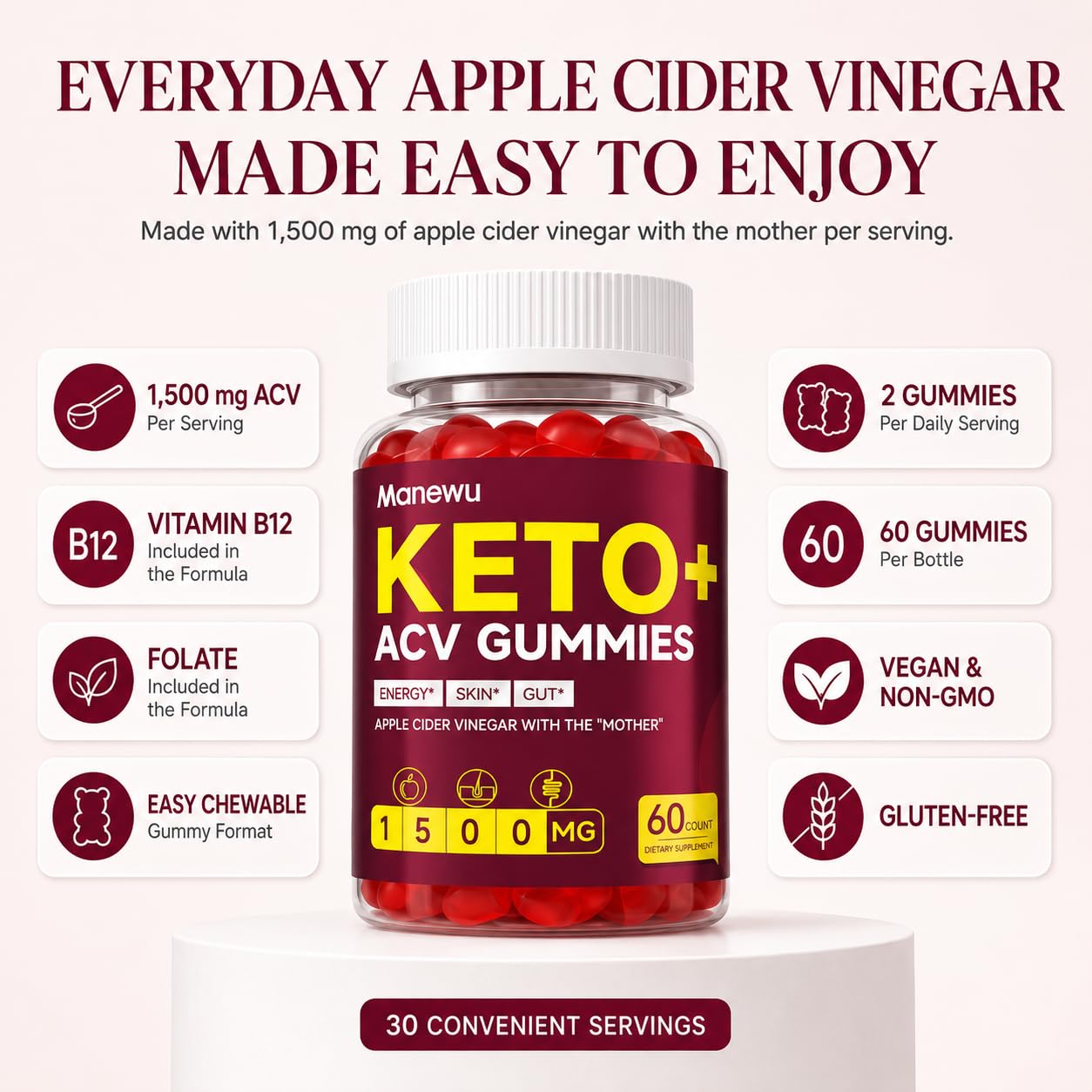 Weight management apple cider gummies